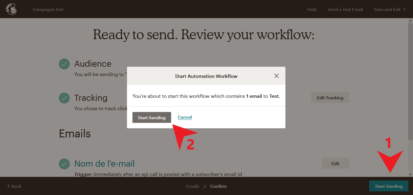 Configurer Mailchimp | Support WiFi - Clic&Surf